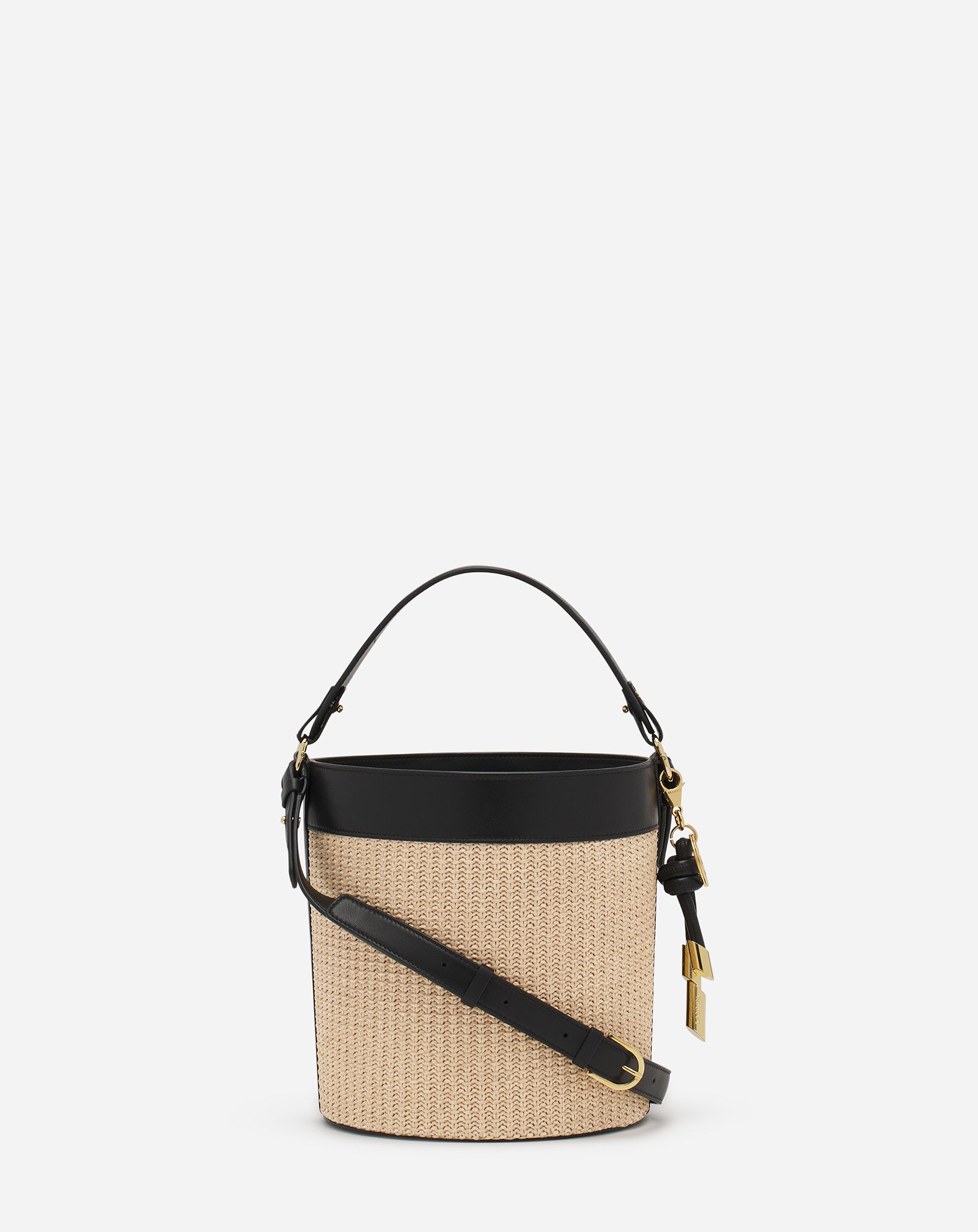 Brown Séquence Raffia Bucket Bag | Lanvin
